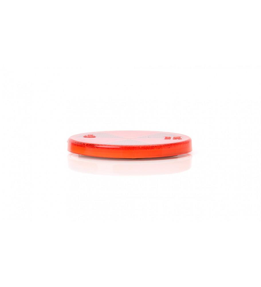 CATADIOPTRE ADHESIF ROND ROUGE DIAM 61MM - MAITRE EQUIPEMENT