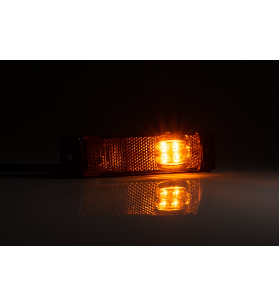 FEUX DE GABARIT LED 12/24V ORANGE + CLICK-IN